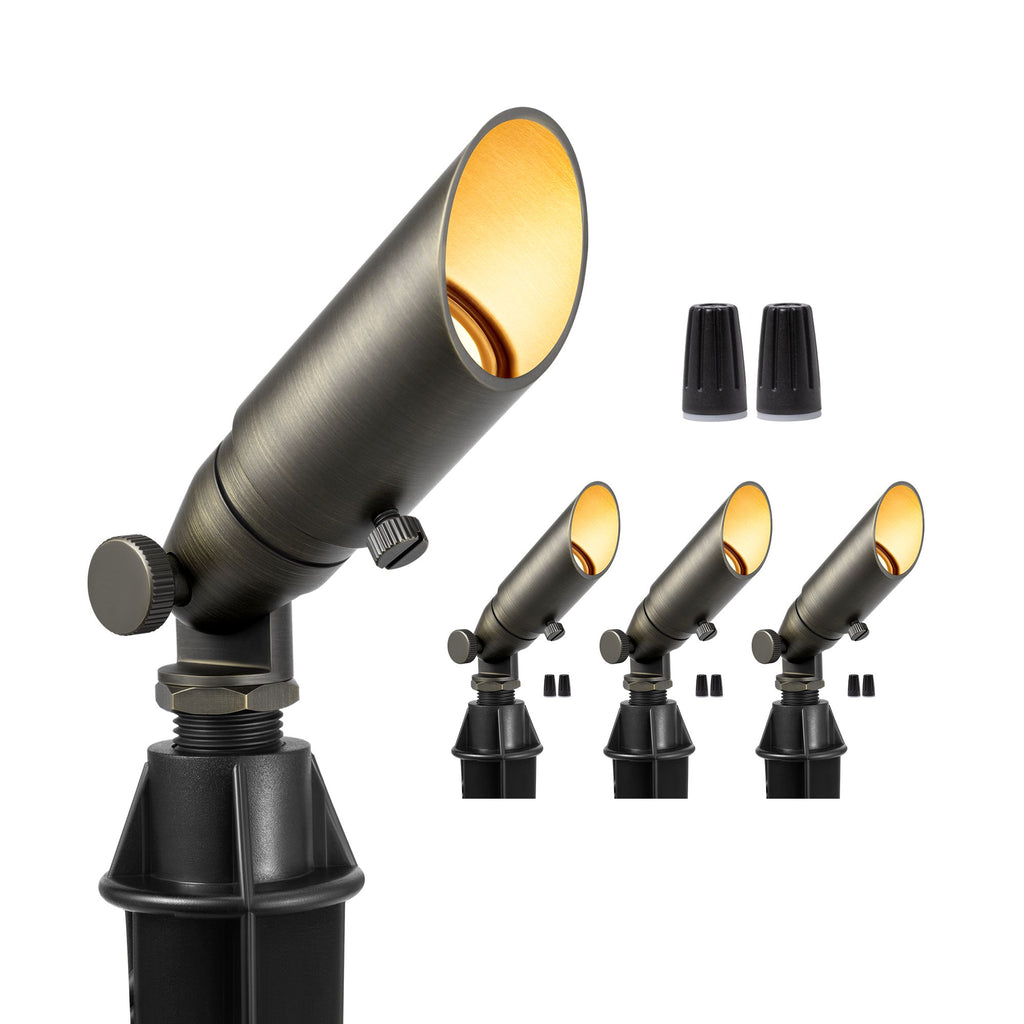 Low Voltage Brass Landscape Spotlight | Uplight - Gardenreet ...