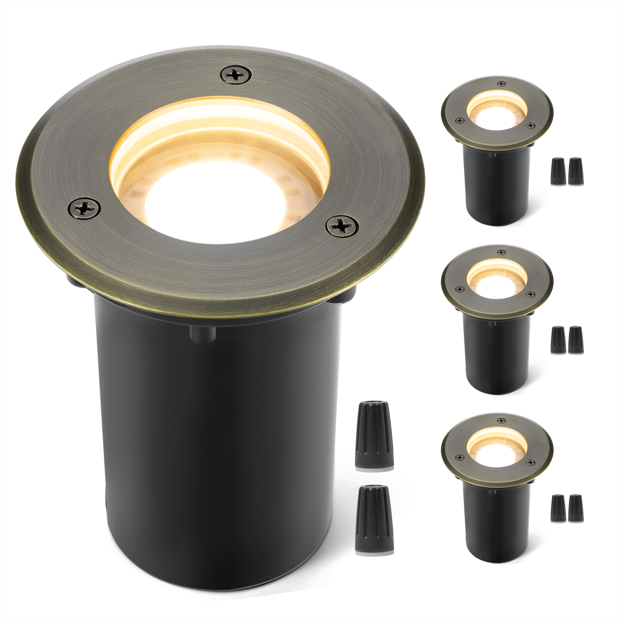 Brass Outdoor Landscape In Ground Well Lights – Gardenreet Lighting