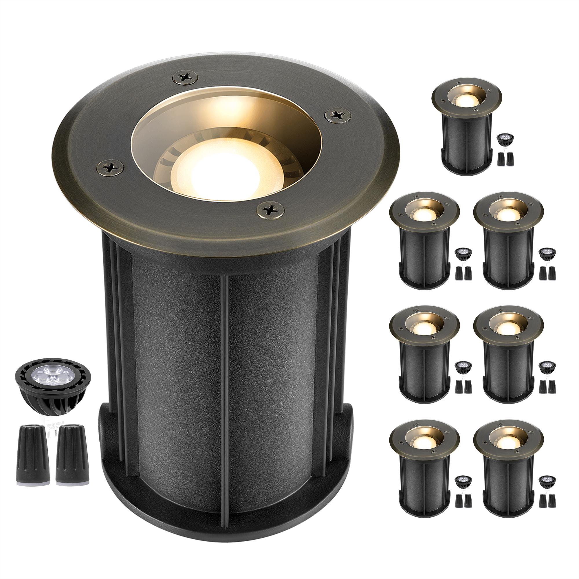 Brass Outdoor 12V In Ground Well Lights – Gardenreet Lighting