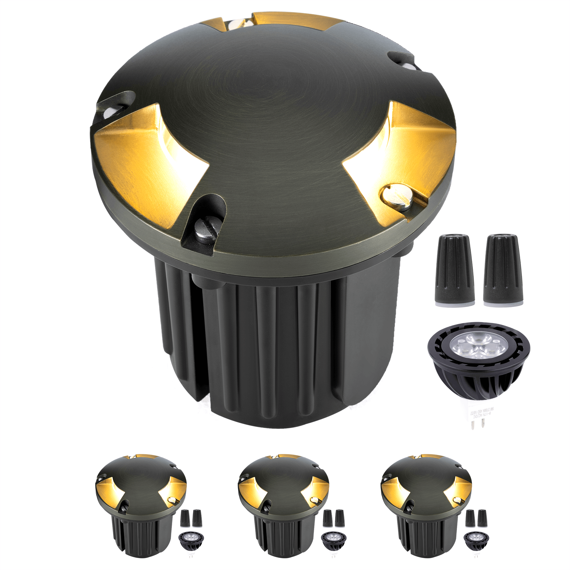 Outdoor Solid Brass Low Voltage Well Lights – Gardenreet Lighting